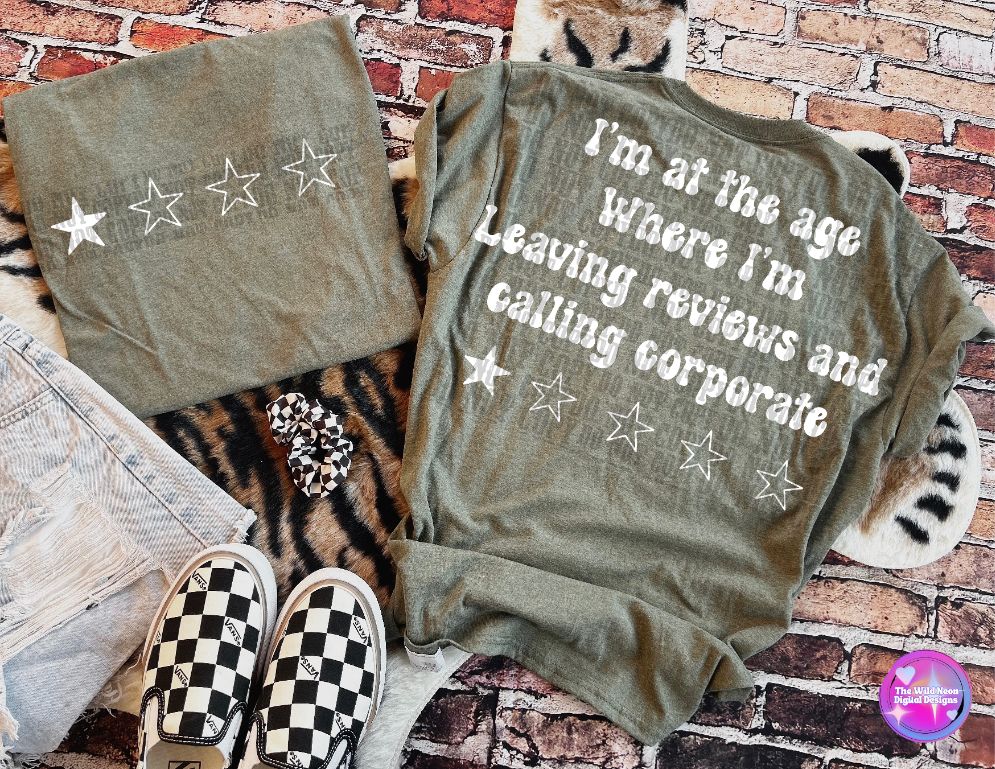 At the age – The Wild Neon Digital Designs